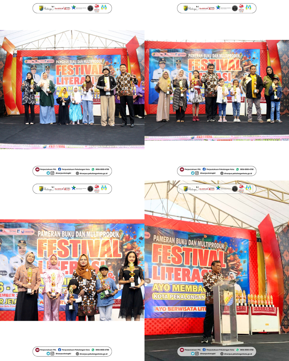 Penutupan Festival Literasi Tahun 2025 sekaligus penyerahan hadiah ...